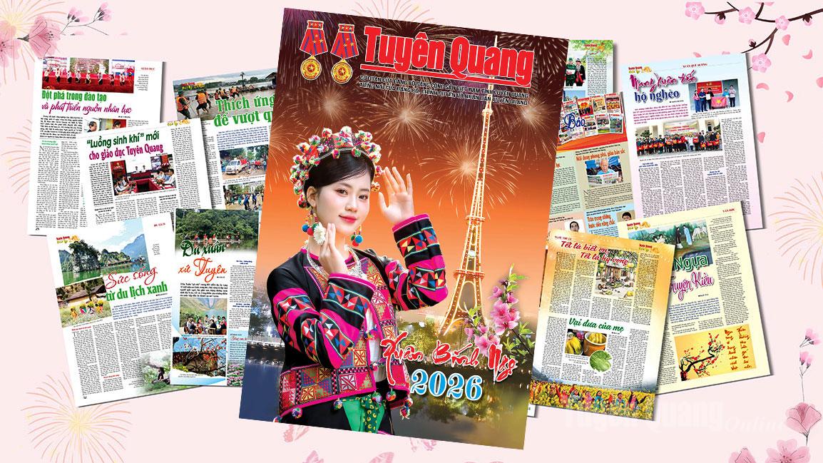 Mời quý độc giả đón đọc ấn phẩm Báo Xuân Bính Ngọ 2026 - Báo Tuyên ...