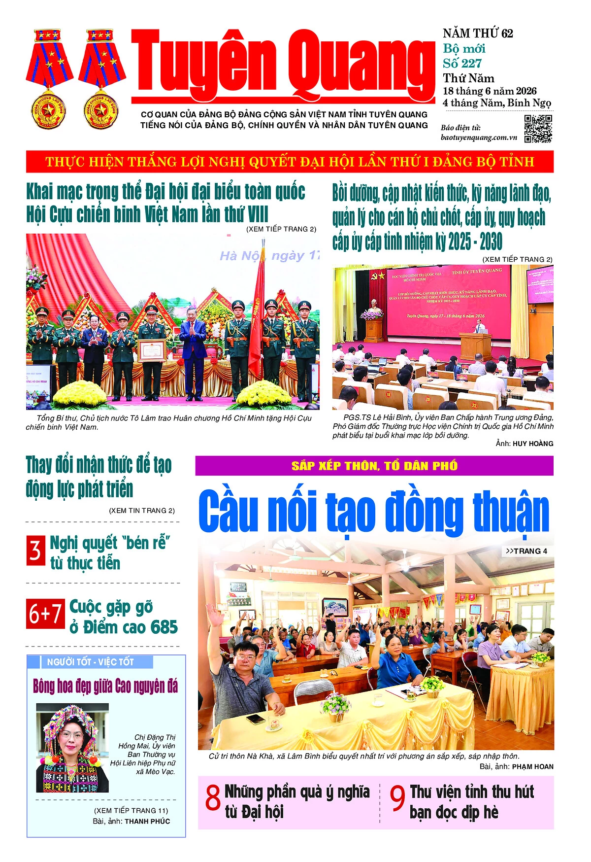 Báo Tuyên Quang số 227 - Báo Tuyên Quang điện tử