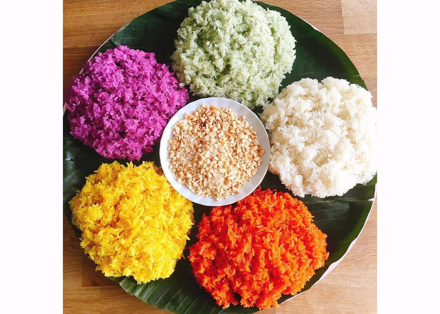 Five-colored sticky rice – A culinary pride of the Tay people - Báo ...