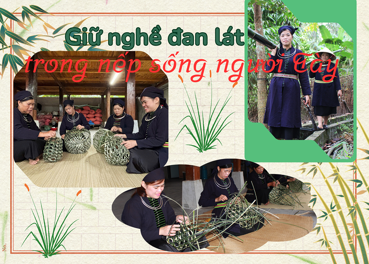 Giữ nghề đan lát trong nếp sống người Tày - Báo Tuyên Quang điện tử